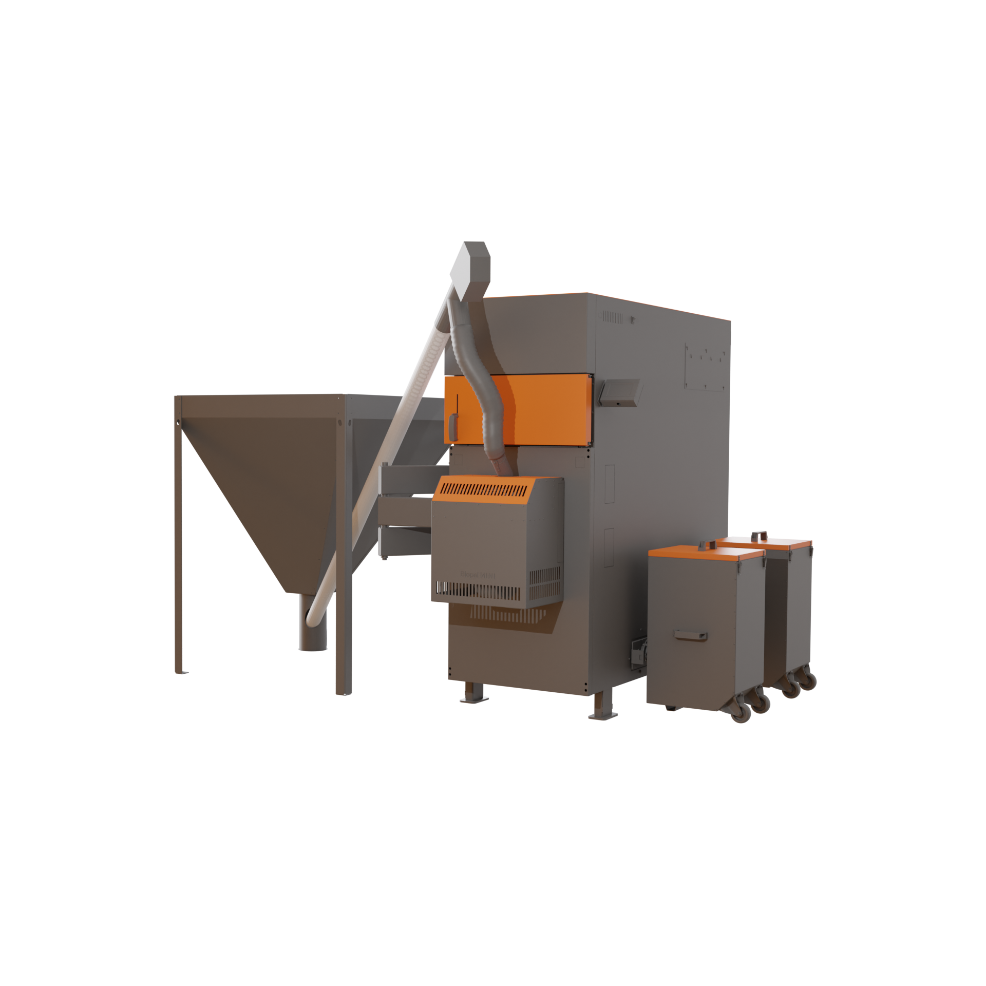 Pellet boiler 150 kW - OPOP BIOPEL 150 (Large boiler) by www.airlux.bg ...