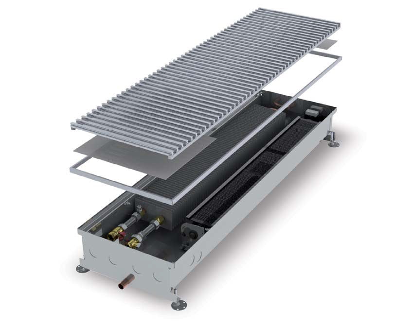 Floor convector KO (Floor convectors with fan) by www.airlux.bg ...