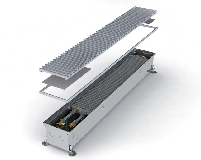 Floor convector KT1 (Floor convectors with fan) by www.airlux.bg ...